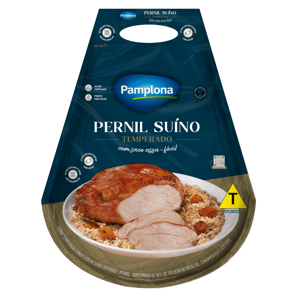 Pernil Suíno Temperado Assa Fácil Pamplona – Linha Festa - Pamplonab2b